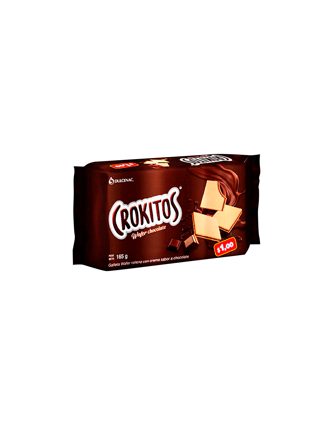 Crokitos Wafer Chocolate 165g.