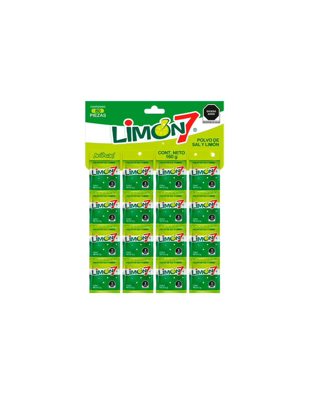 Limón 7 Polvo de Limón y Sal x80