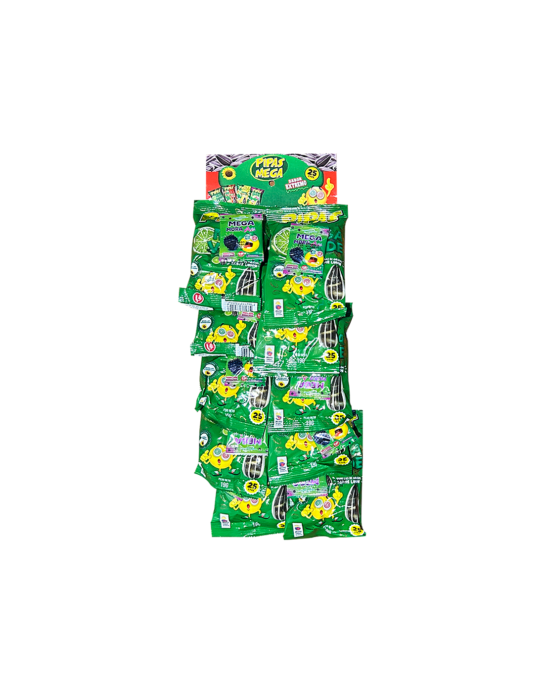 Pipas Mega Verde x10